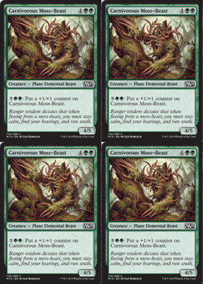 MTG 2014 CARNIVOROUS MOSS-BEAST - PLANT ELEMENTAL CREATURE MAGIC CARD ...