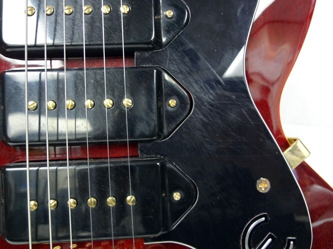 Beautiful Epiphone Riviera P93 WR Hollow Body Electric Guitar w/ Case ...