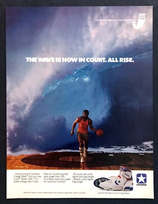 1988 Converse Energy Wave Shoes photo "Jump Higher Play Longer" vintage ...