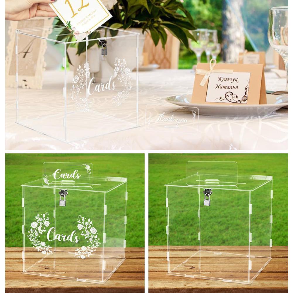 Acrylic Card Box Wedding