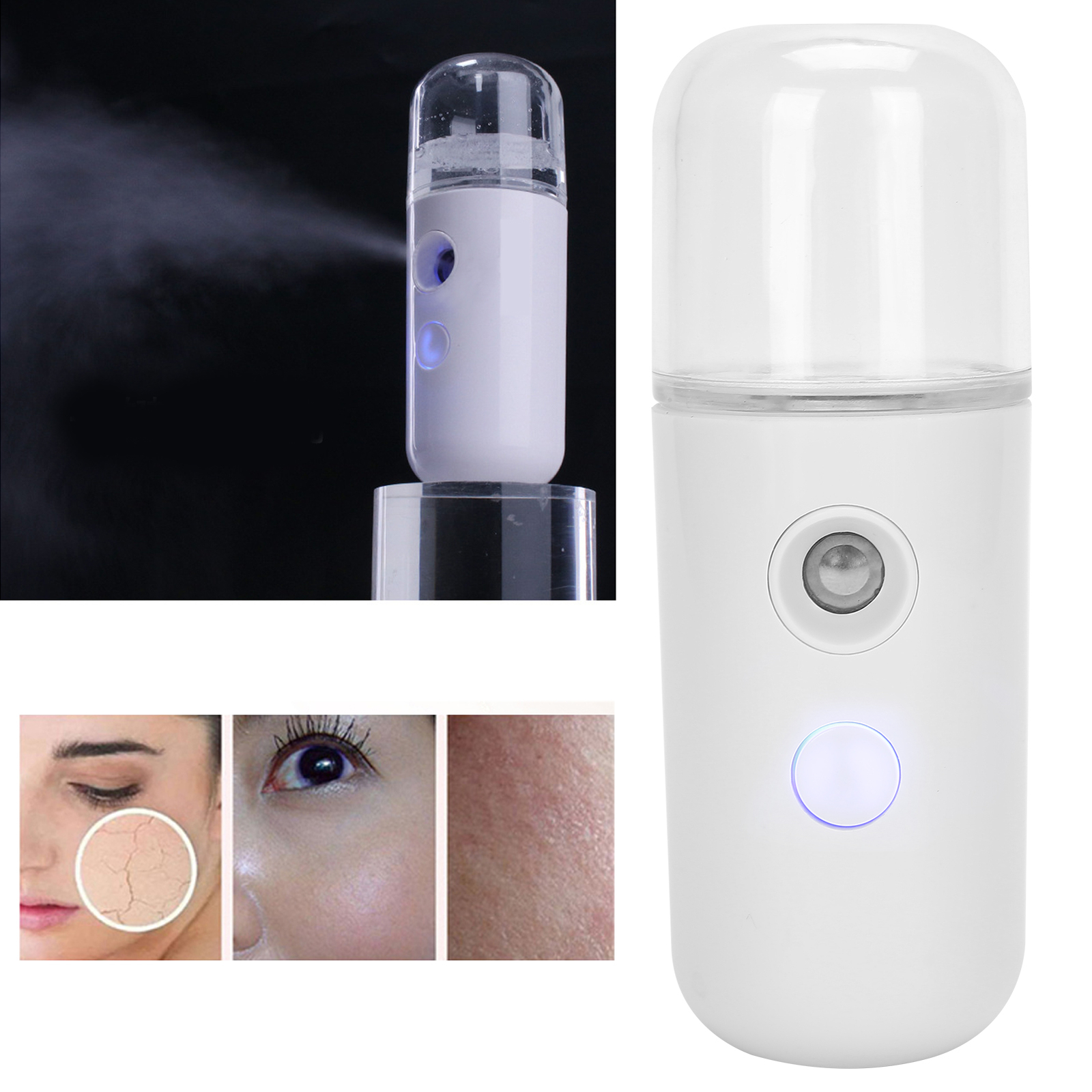 (30ml)Nano Facial Mist Sprayer Mini Face Moisturizing Spray For Skin ...