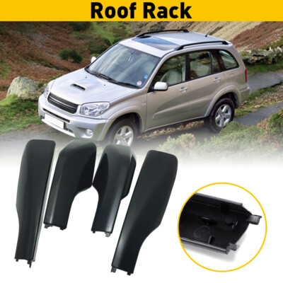 Roof Rack Cover Rail End Shell Cap Trim Fit TOYOTA RAV4 2001 2002 2003 ...