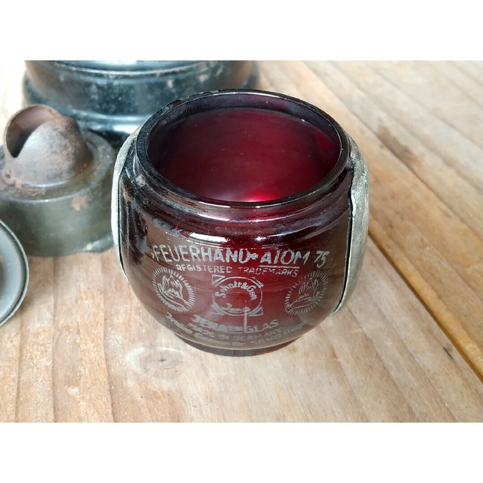 Original Nier Feuerhand Nr 75 Atom Lantern dark red Model rare | eBay