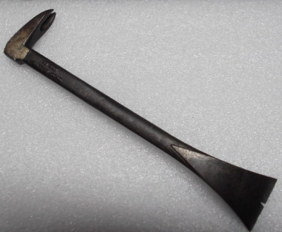 Vintage Old Cast Steel 3 In 1 Pry Bar Crate Box Opener Hammer Tool ...