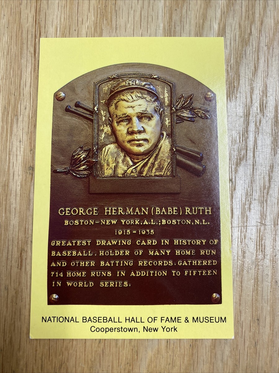 Babe Ruth Hall Of Fame