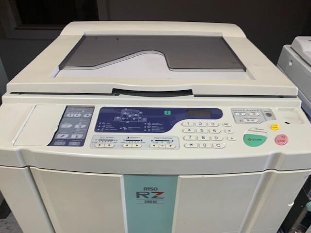 RISO RZ 390 DIGITAL DUPLICATOR | eBay