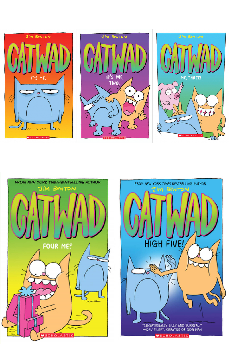 Catwad Series All 5 Books in Paperback 9781338326031| eBay