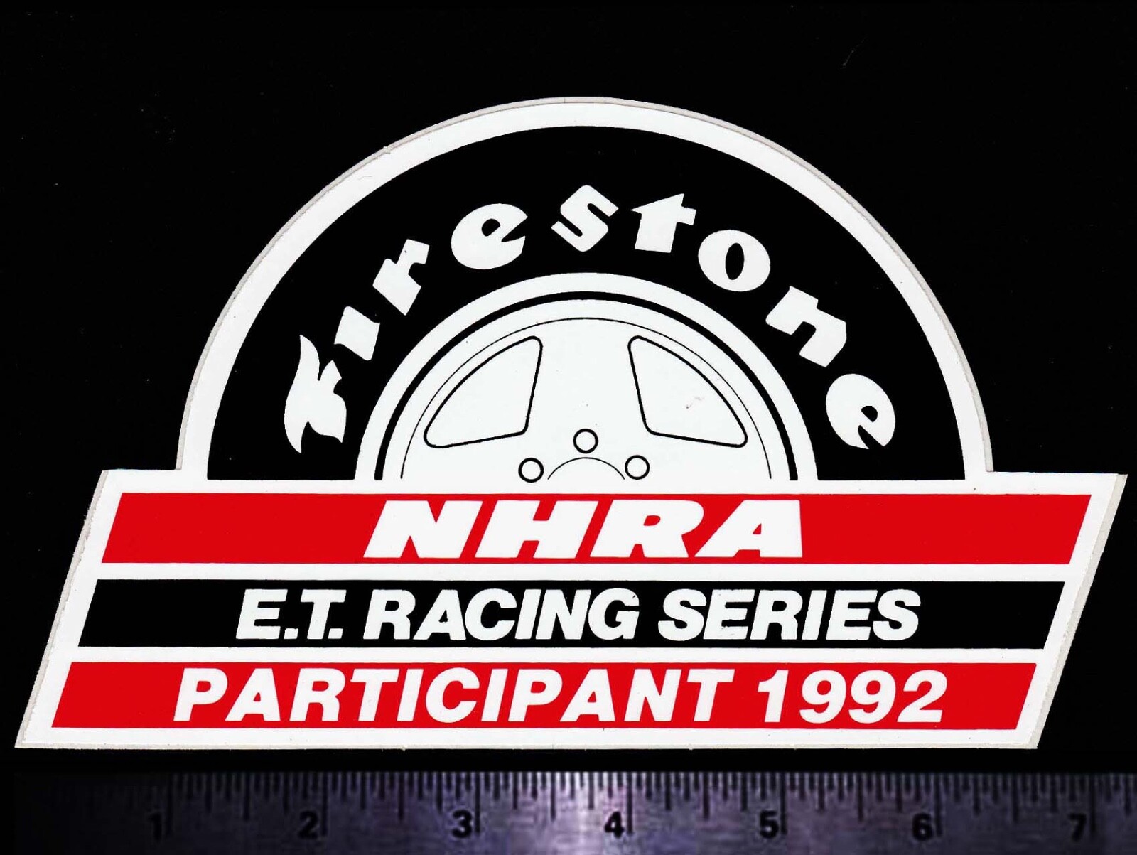 NHRA Firestone E.T. Racing Series 1992 - Original Vintage Racing Decal ...
