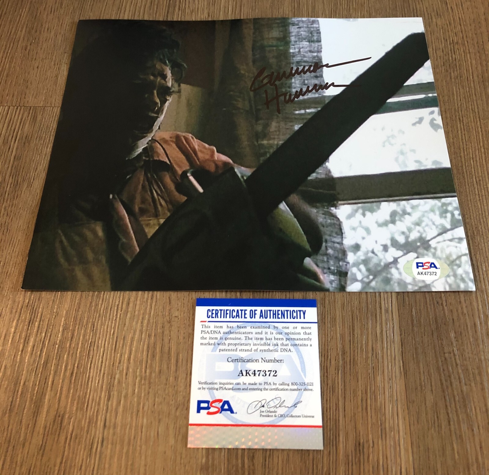 Gunnar Hansen Texas Chainsaw Massacre Leatherface Signed Autographed ...