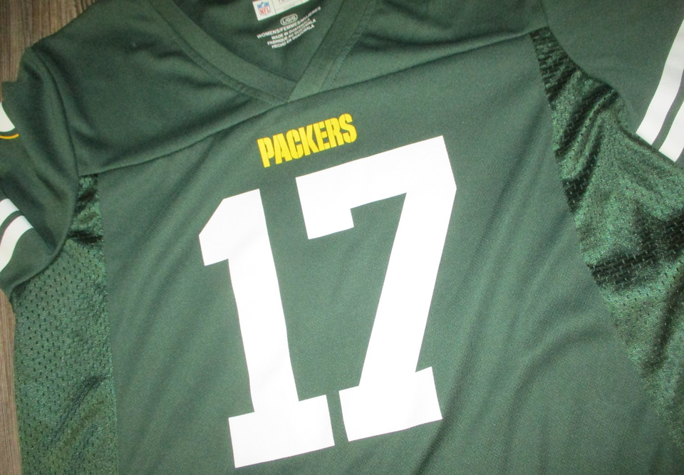 Davante Adams #17 Green Bay Packers NFLPA Team Apparel Sz Large Womens ...