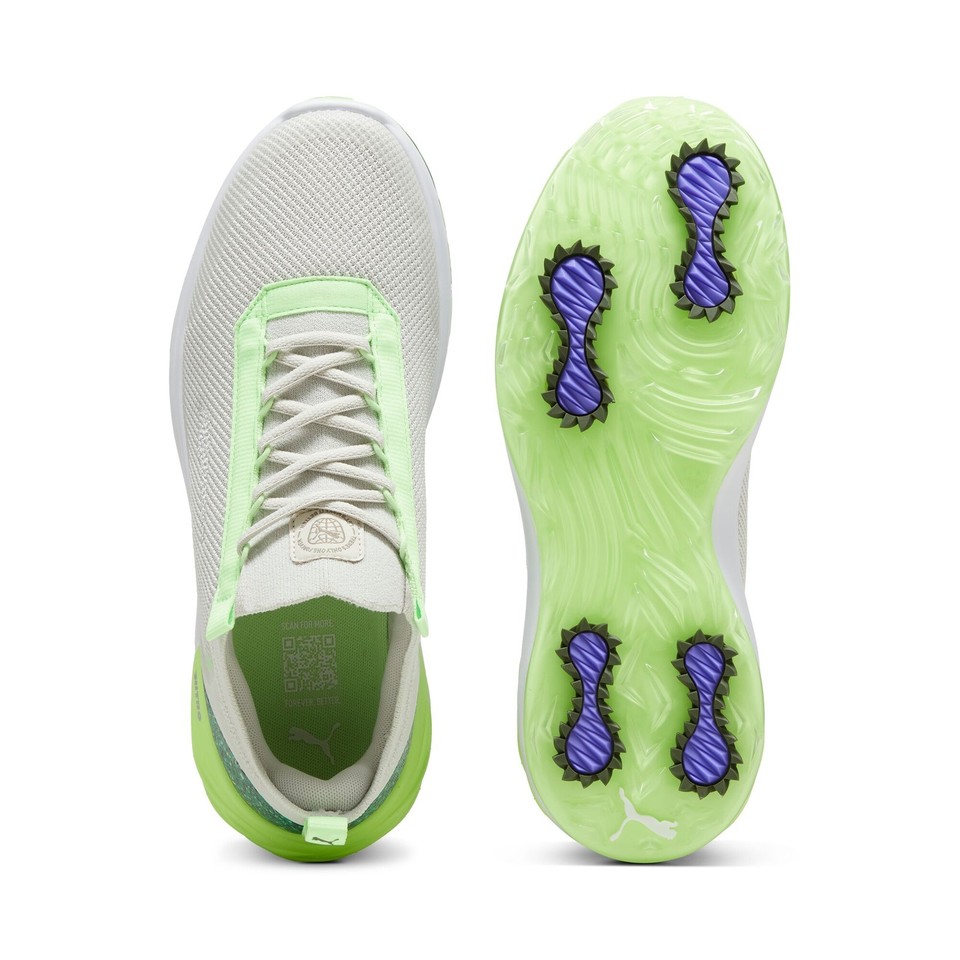 New Puma Golf Phantomcat Nitro Sport Shoes Vapor Gray/Speed Green 13 ...