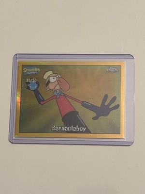 Barnacle Boy Gold / 50 2025 Topps Chrome SpongeBob SquarePants Trading ...