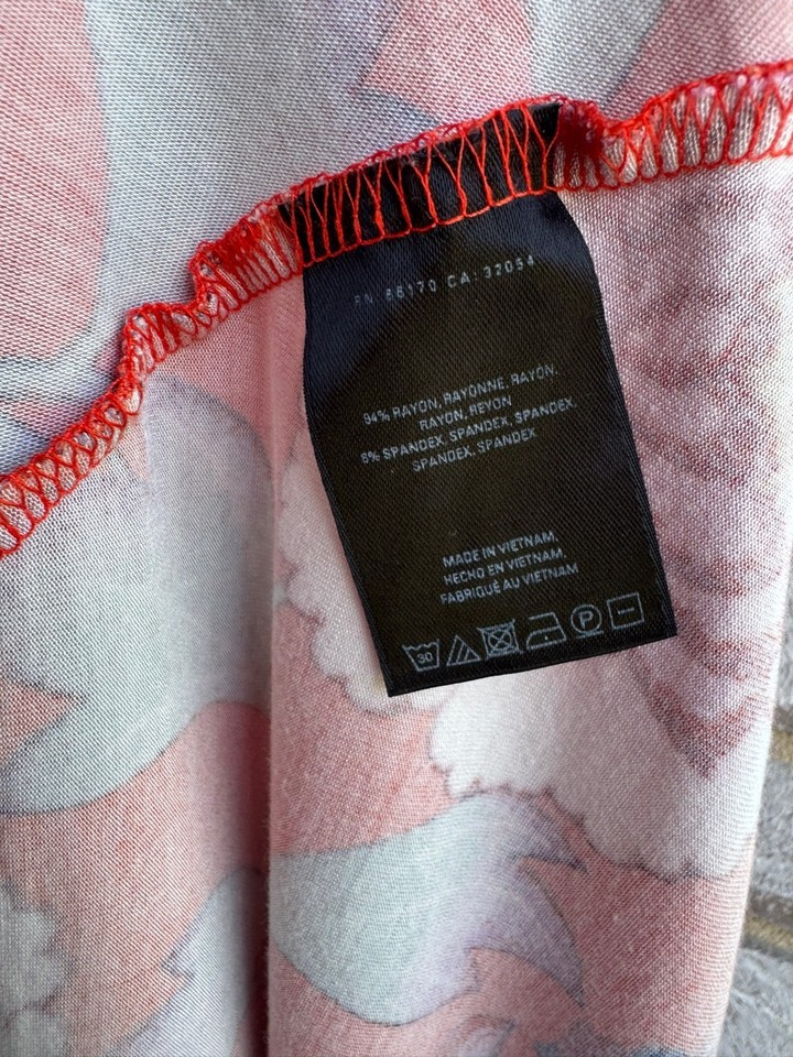 MAEVE by Anthropologie Sleeveless Mock Neck Cleary Floral Dress Women's ...