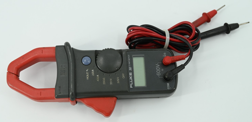 Fluke 30 Clamp Meter Multimeter Amp Meter Voltage Tester with Leads | eBay