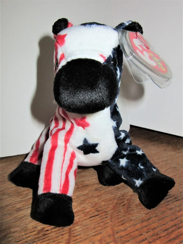 Beanie Ty baby toy Donkey democratic election animal democrat Red White ...