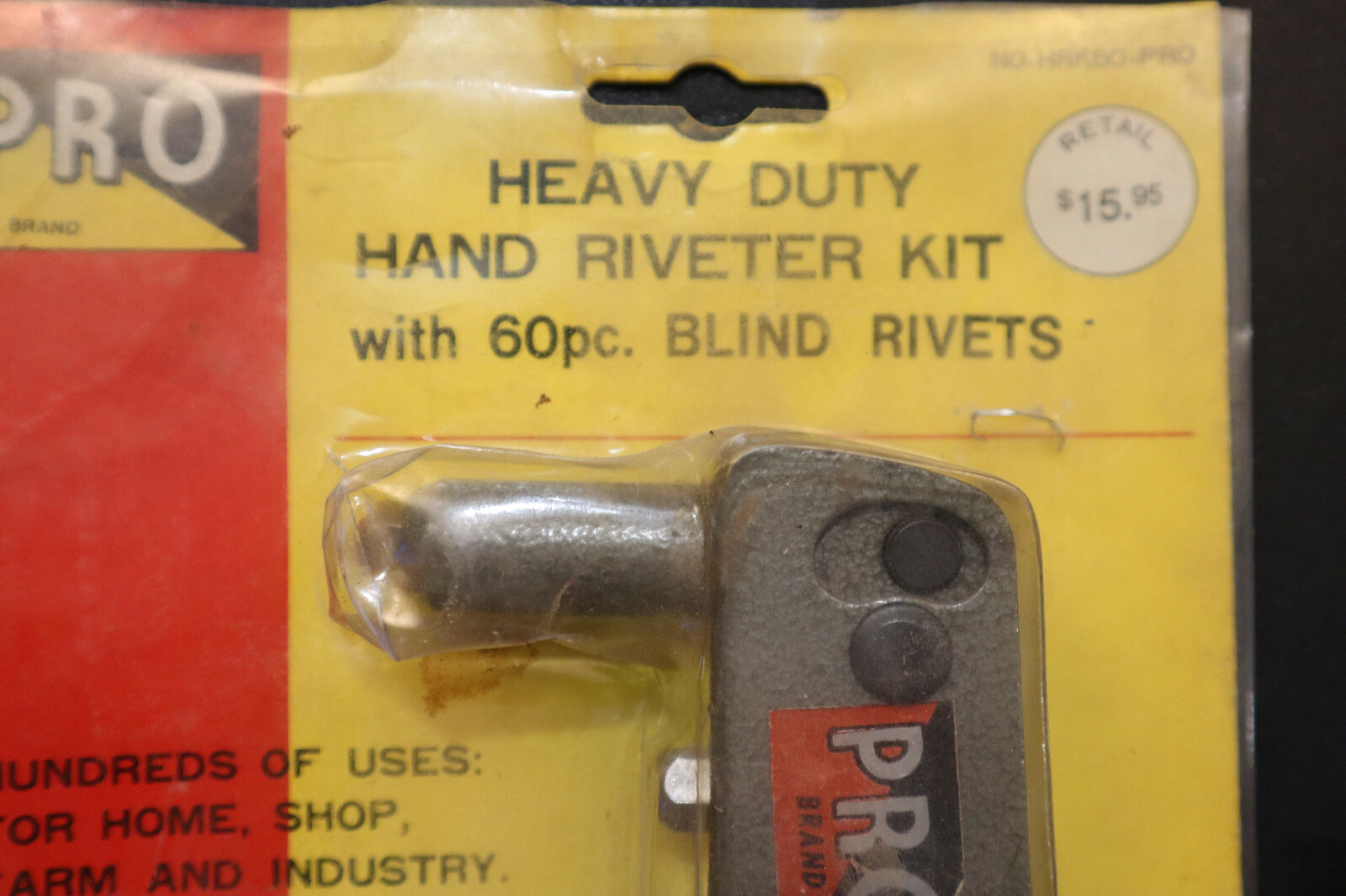 Heavy Duty Hand Riveter Manual Pop Rivet Gun Home Repair Kit with ...
