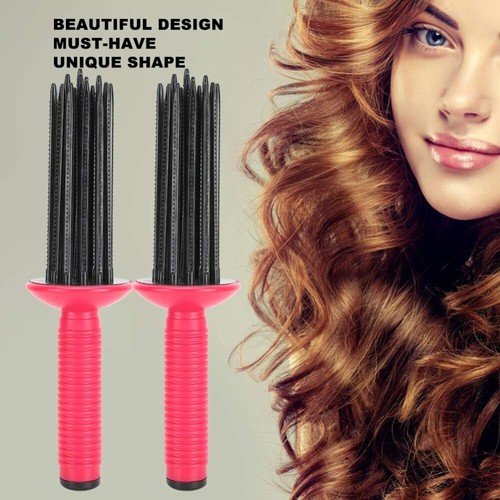 Anti Slip Hair Fluffy Curling Roll Comb Curly Hair Tool Women Beauty | eBay