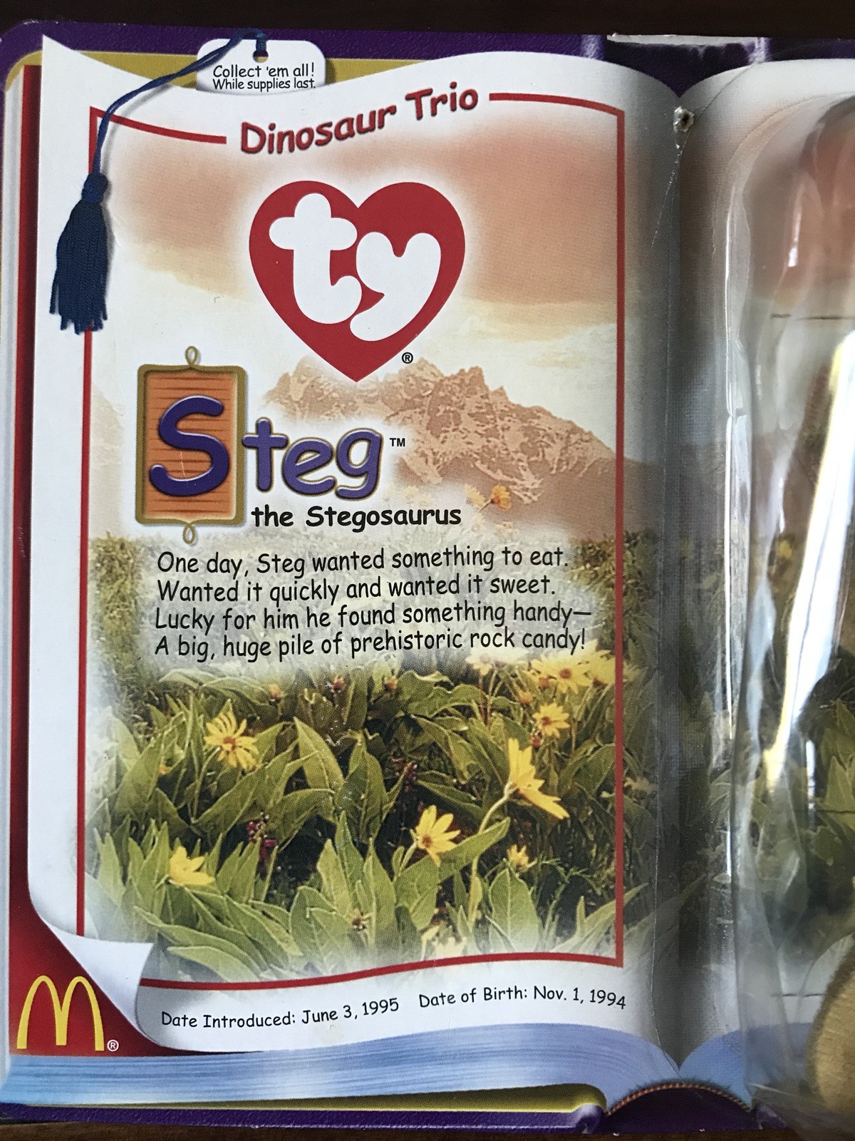 McDonald's ty Dinosaur Trio Teenie Beanie Babies 2000 | eBay