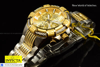 Invicta Men's Bolt 25864 51mm Chronograph Two Tone Stainless Steel ...