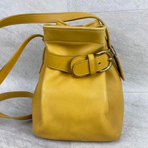 Vintage Old COACH 4156 Belted Crossbody Shoulder Bag / Bucket Bag ...