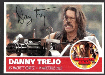 Autographed DANNY TREJO Trading card ACTOR - MACHETE - TORTUGA | eBay
