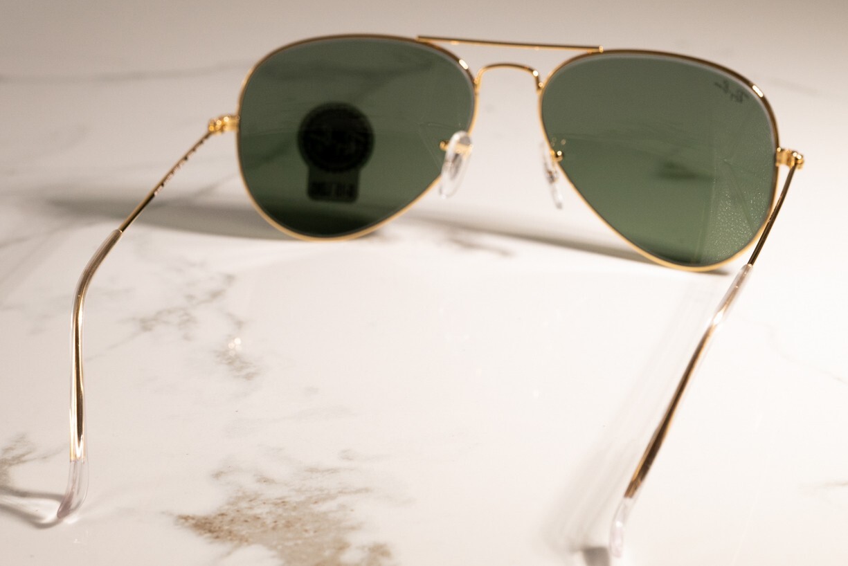 Ray Ban Aviator Classic Green Unisex Sunglasses RB3025 W3234 55 RB3025 ...
