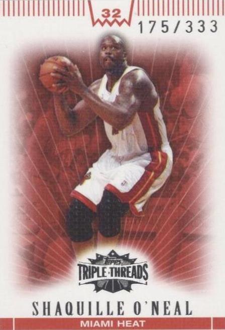 2007-08 Topps Triple Threads - Shaquille O'Neal #32 /333 for sale ...