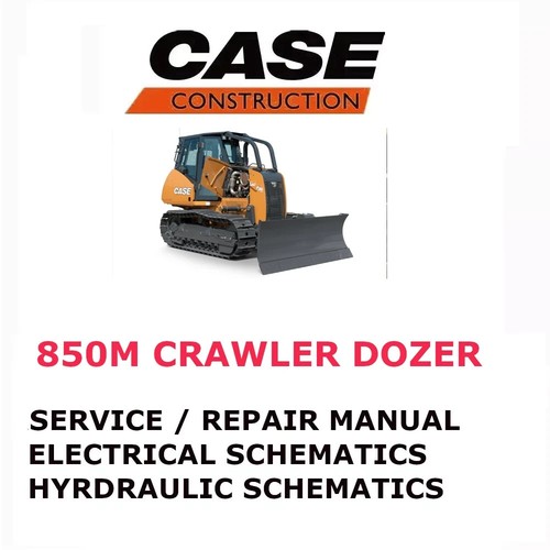 CASE 850M CRAWLER DOZER MANUAL SERVICE REPAIR SHOP TECHNICAL PDF | eBay
