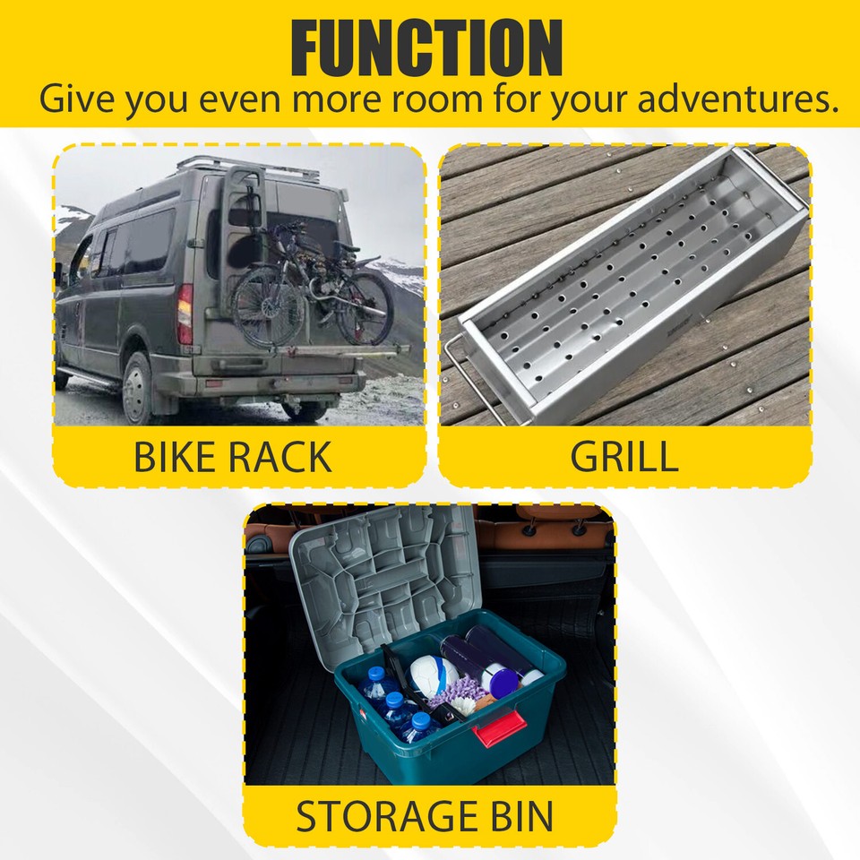 Steel RV Rear Bumper Reinforcement Bar Standard 4"x4" Bumper W/Bumper ...