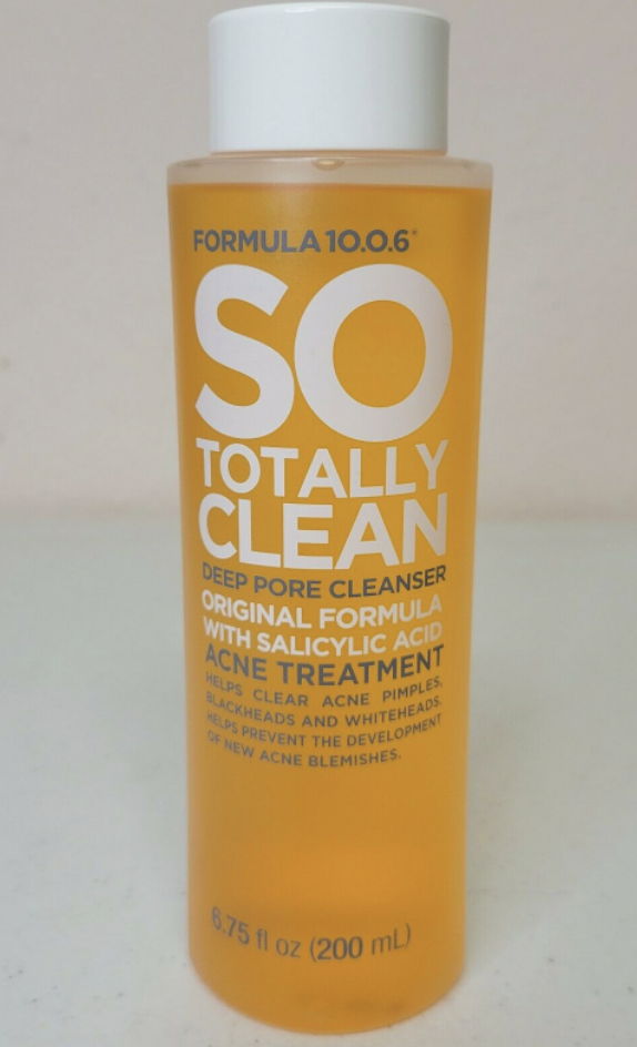 So Totally Clean Deep Pore Cleanser 6.7 oz TEN-O-SIX Lotion All Skin ...