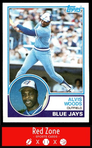 1983 Topps - #589 Alvis Woods NM Set Break | eBay
