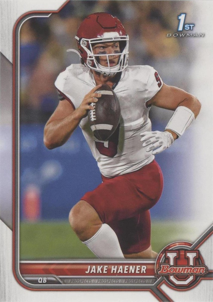 2021-22 Bowman University - #78 Jake Haener (RC) for sale online | eBay