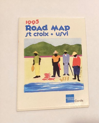 St Croix 1995 Road Map Pocket Brochure Guide A4 | eBay