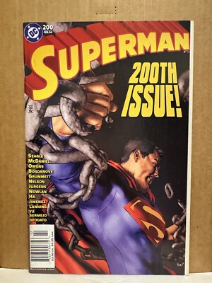 Superman #200 VF 🔥 Very RARE Very LATE NEWSSTAND EDITION! DC Comics 2004 | eBay