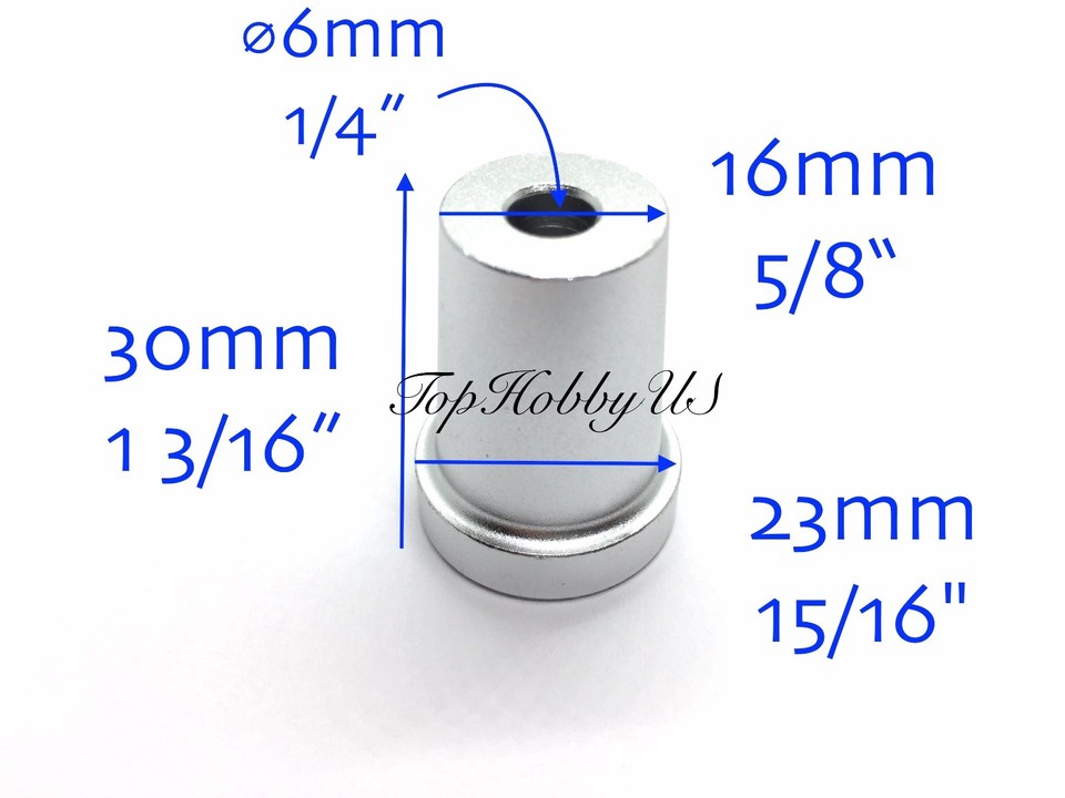 4PCS CNC Aluminum Engine Standoffs 1 3/16" for RC Gas Engines Model ...