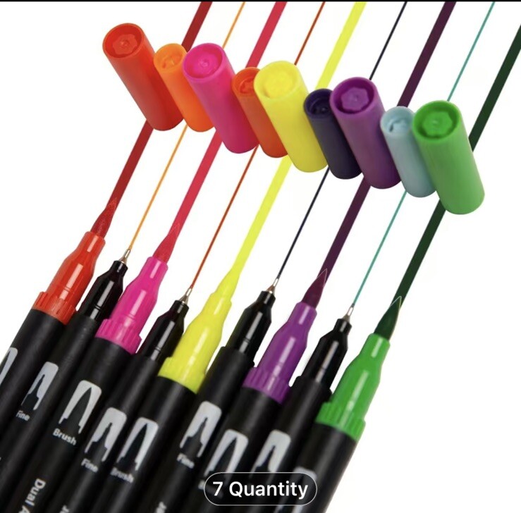 Dongguan 120 Dual Tip Brush Markers Perfect For Journaling Fine And ...