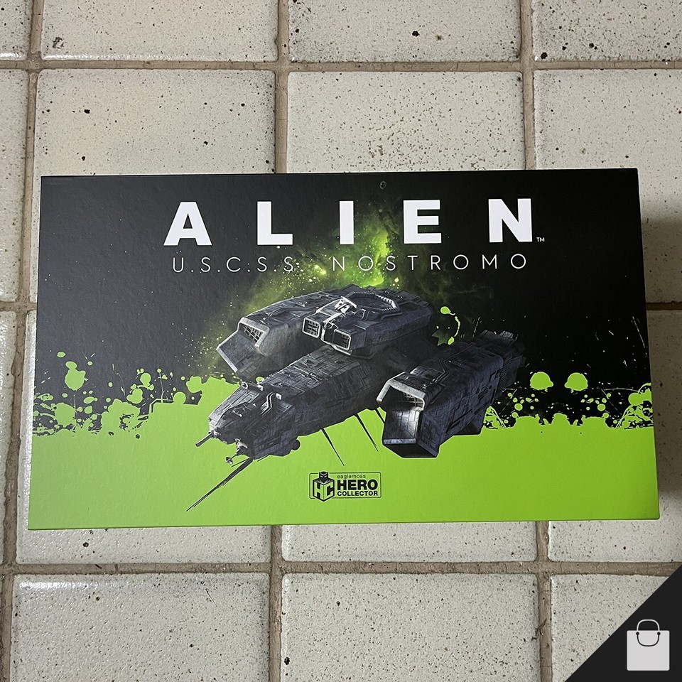 USCSS Nostromo XL Alien Space Ship Rare Eaglemoss Aliens Miniature ...