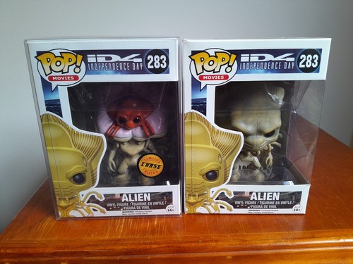 FUNKO POP MOVIES INDEPENDENCE DAY #283 ALIEN CHASE VINYL FIGURE ...