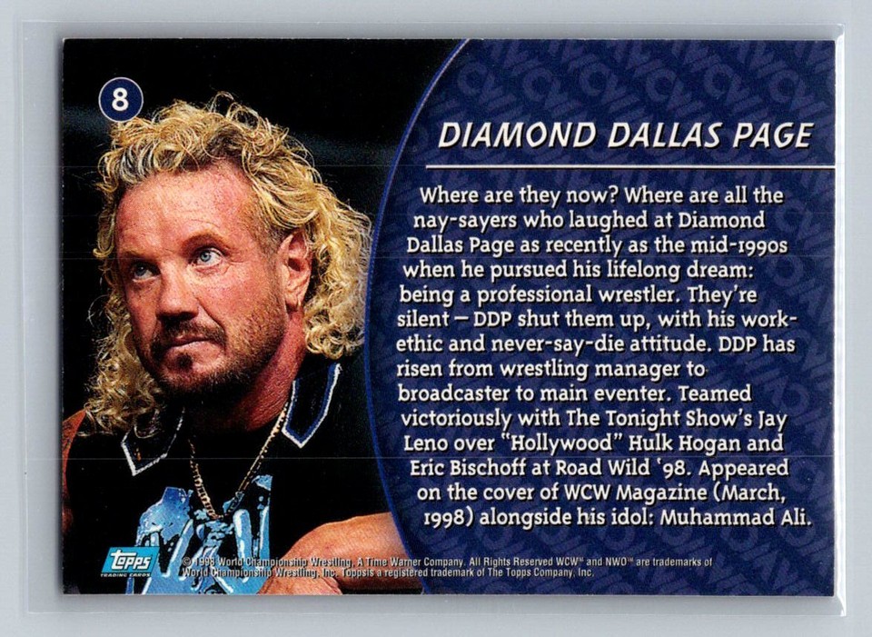 1998 Topps WCW/nWo #08 Diamond Dallas Page | eBay