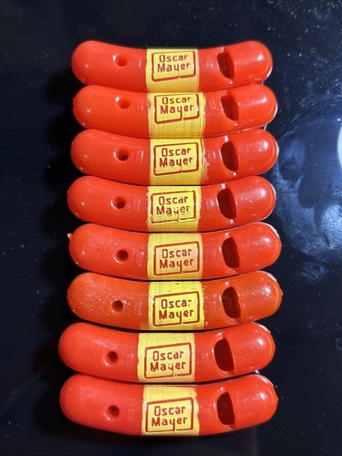VINTAGE 1950's Oscar Mayer Weiner Whistle Lot Of 8 RARE | eBay