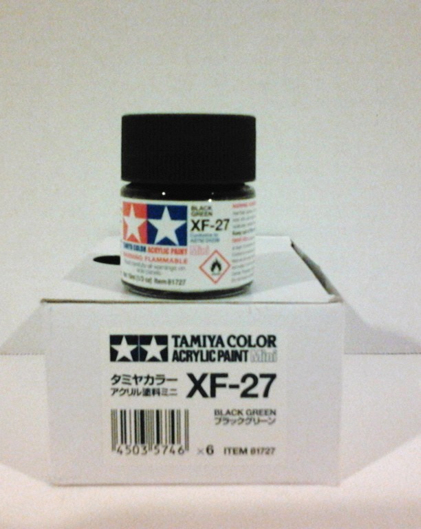 Tamiya Xf27 Black Green Acrylic Model Paint 81727 Tam81727 for sale ...