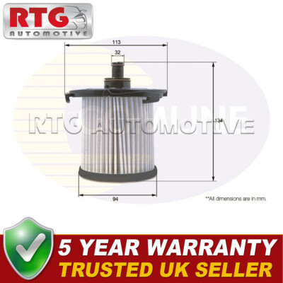 Fuel Filter Fits Ford Transit 2007-2018 Transit Custom 2012- 2.1 2.2 ...