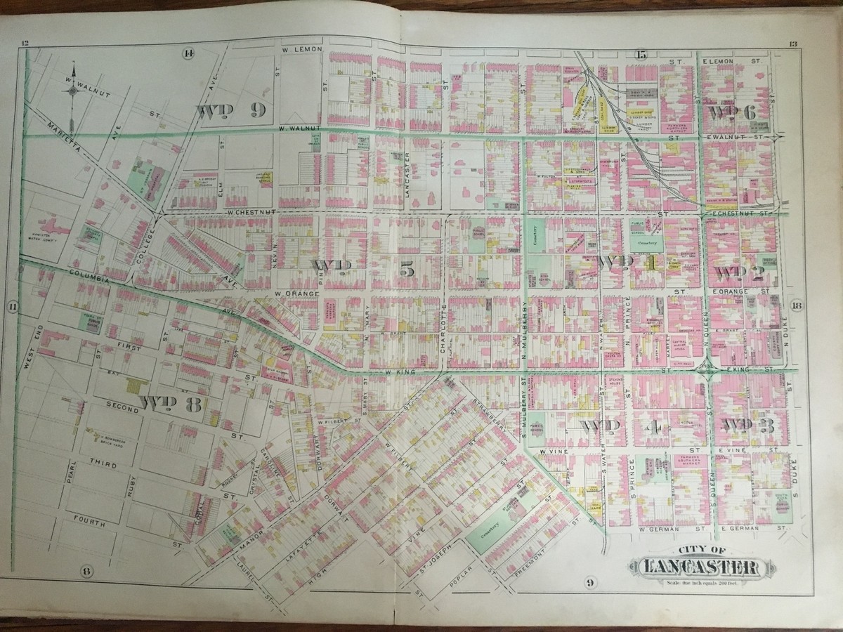 West End Lancaster Map