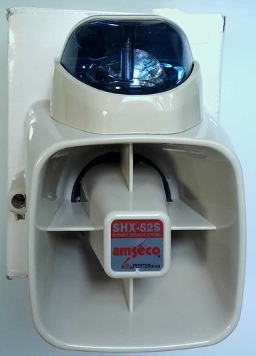 Amseco SHX-52S Self Contained Durable Speaker/Strobe (Blue ...