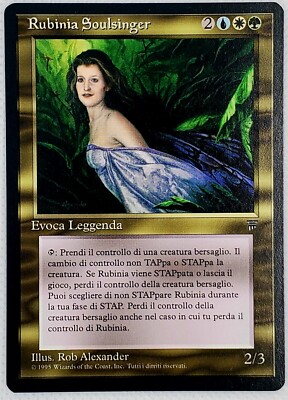 Legends Italian MTG - Rubinia Soulsinger - NM/M Unplayed - Magic ...