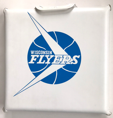 Rare 1980s Defunct Wisconsin Flyers CBA Basketball Handle Seat Cushion ...