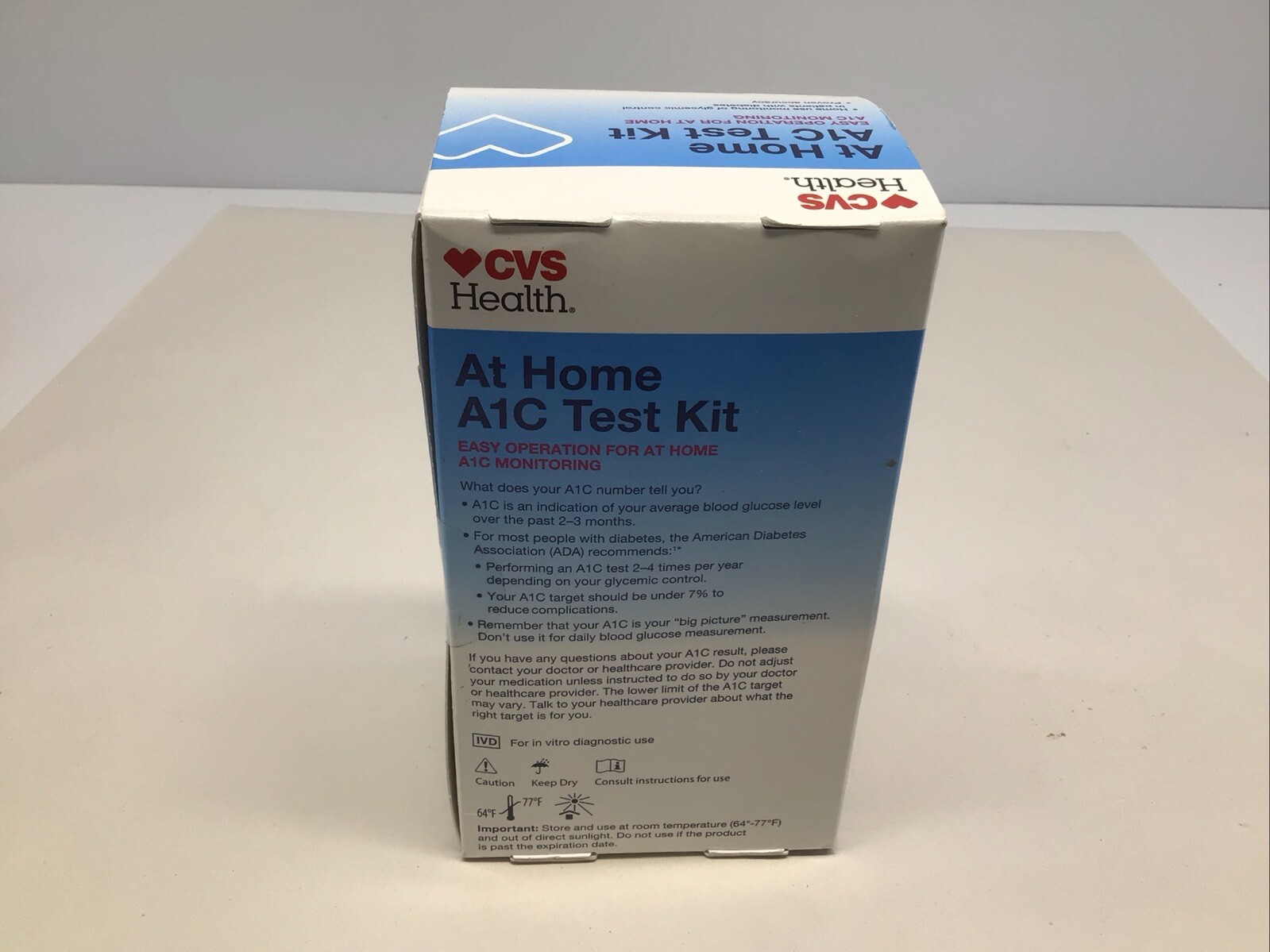 CVS Health At Home A1C Test Kit for sale online | eBay