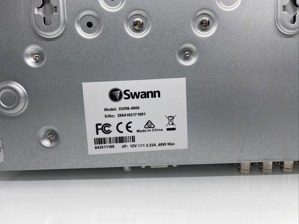 Swann DVR8-4900 Digital Video 2TB HDD Recorder (J) | eBay
