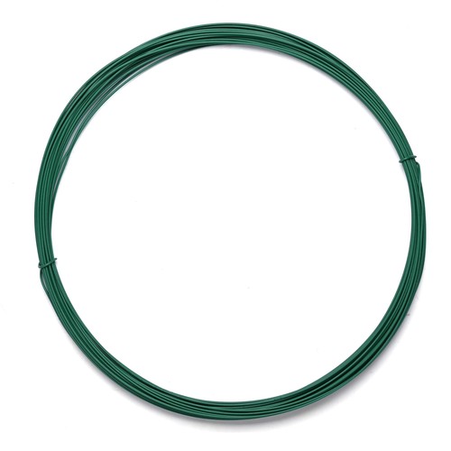 Yescom 12 Gauge 100 Ft Plastic Coated Craft Wire Garden Twist Tie Green ...