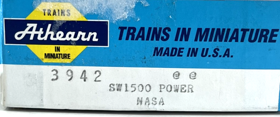 HO 3962 Athearn NASA SW1500 powered locomotive used with box | eBay
